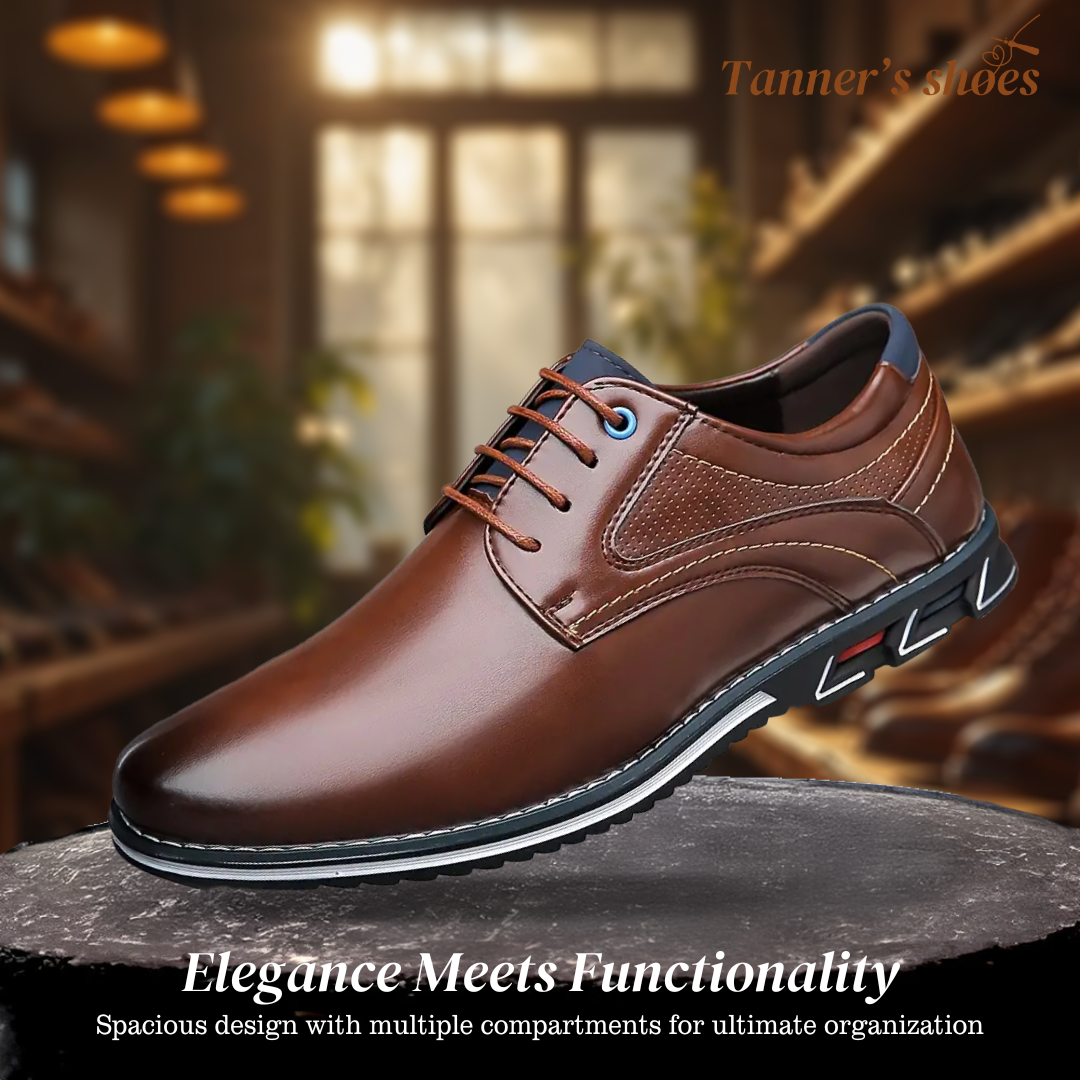 Harrison | Wear-resistant Non-Slip Lace Shoes – Tanner Shoes AU