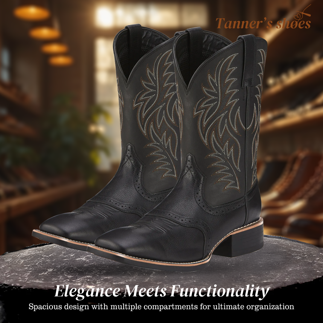 Henning | Midcalf Embroidered Cowboy Boots – Tanner Shoes AU