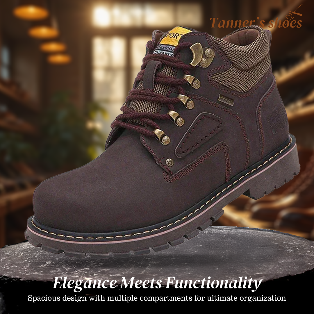 Oliver | Classic Leather Boots – Tanner Shoes AU