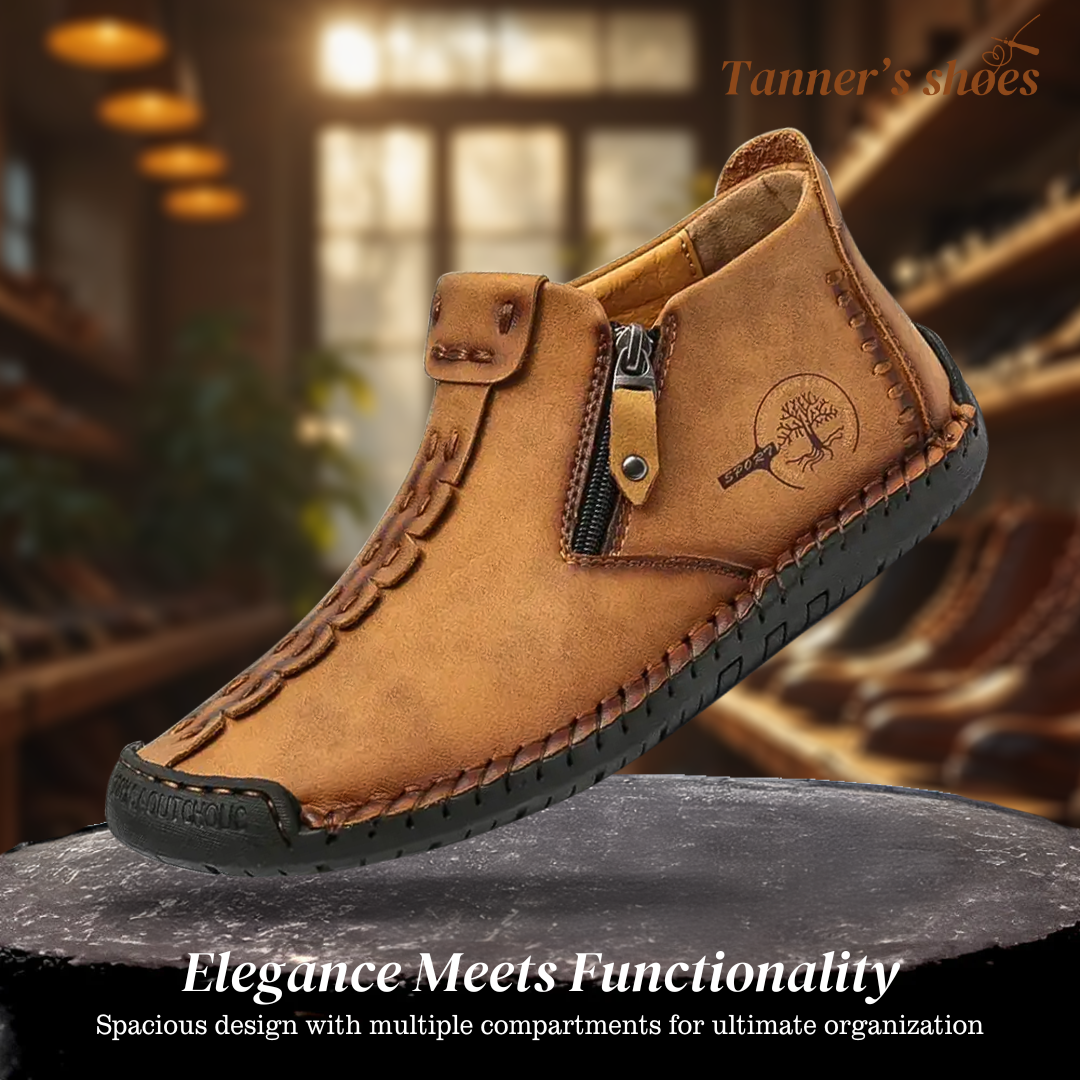 Logan | Classic Men's Leather Ankle Shoes – Tanner Shoes AU